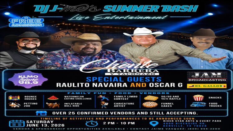 DJ J-Me’s Summer Bash at River Star Arts & Event Park - The Kerrville Life